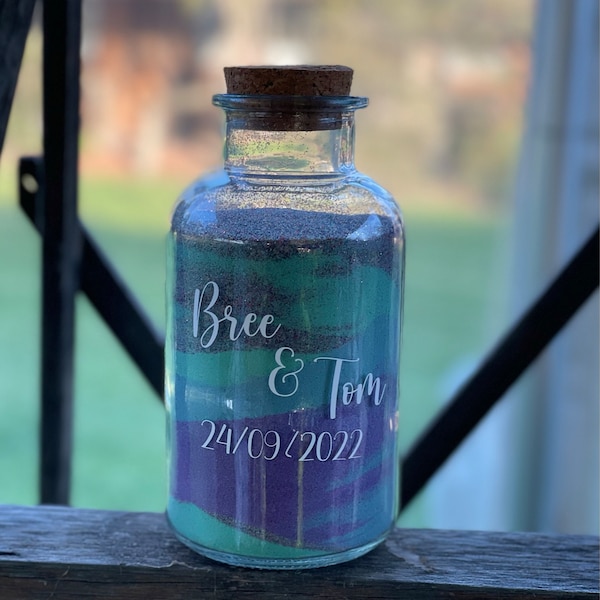 Diamond Sand Unity Ceremony Set, 9 Peice Set, Sand Ceremony, Blended ...