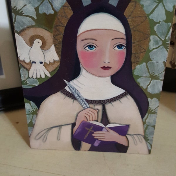Saint Abigail the Patron Saint of Bees and Beekeepers, Catholic Gift ...