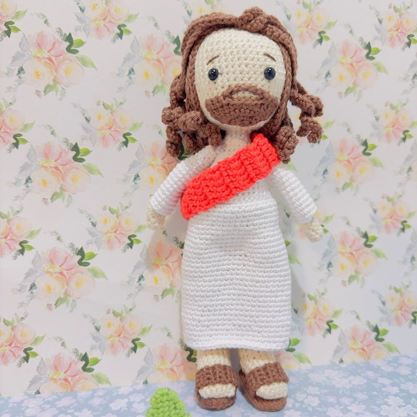 PATTERN: Jesus Crochet Amigurumi, Jesus Stuffed Doll, Jesus Amigurumi ...