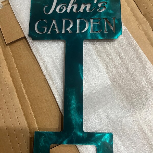 Custom Mini Garden Sign, Personalized Garden Stake Sign - Etsy