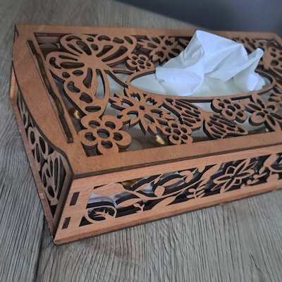 Tissue Paper Box SVG Bundle Tissue Box SVG Design Laser Cut Files CNC ...