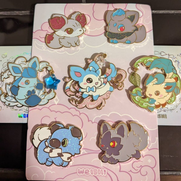 LIMITED Shiny Fennekin Enamel Pin - Etsy