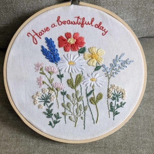 8 Rustic Cabin Embroidery Kit Cabin in the Woods Winter - Etsy