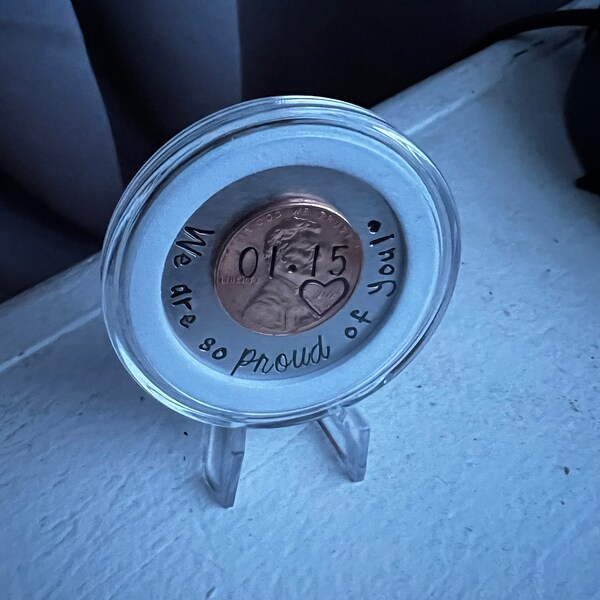 Personalized Sobriety Coin and Case, Sobriety Gift, AA Recovery Gift ...