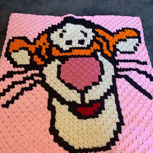 C2C Crochet Winnie the Pooh Pattern PATTERN ONLY - Etsy