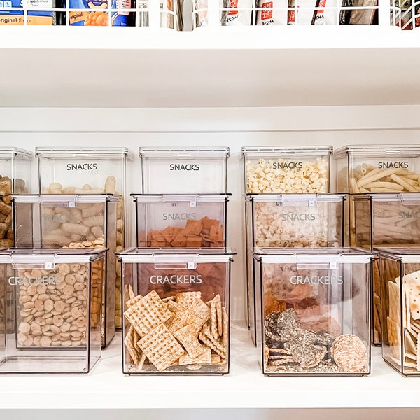Canister Labels, Pantry Labels, Kitchen Labels, Custom Labels ...