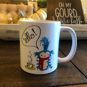 Ello Worm Mug, Labyrinth Inspired Mug, Labyrinth Worm Mug, Movie Mugs ...