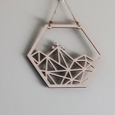 Geometric Velaris Wooden Wall Art, Velaris, Night Court, ACOTAR, ACOWAR ...