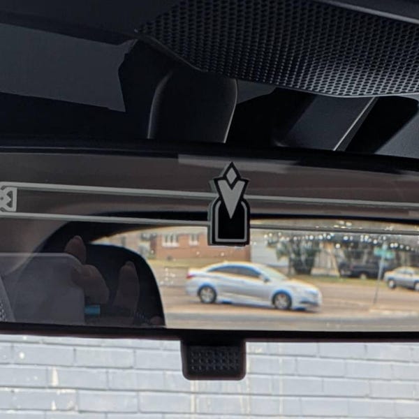 Skyrim Navigation Compass Quest Bar Rearview Mirror Mini Permanent ...