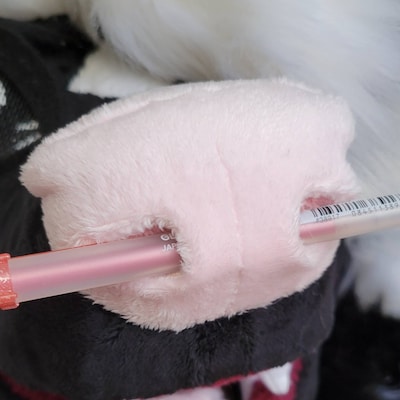 Fursuit Nose Pattern and Tutorial Pickable Plush Dog Snout W/ Nostrils ...