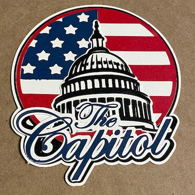 SVG PNG Digital Download Scrapbook Die Cut United States Capitol ...