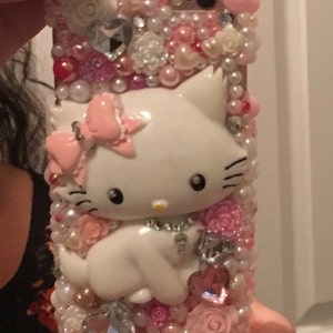 Large Kitty Cat Handmade Made to Order Cell Phone Case | Etsy