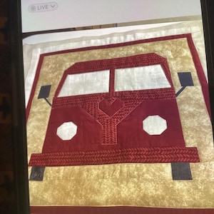 On the Road Quilt Pattern by Satomi Quilts Llc*baby Quilt*vw Bus Quilt ...