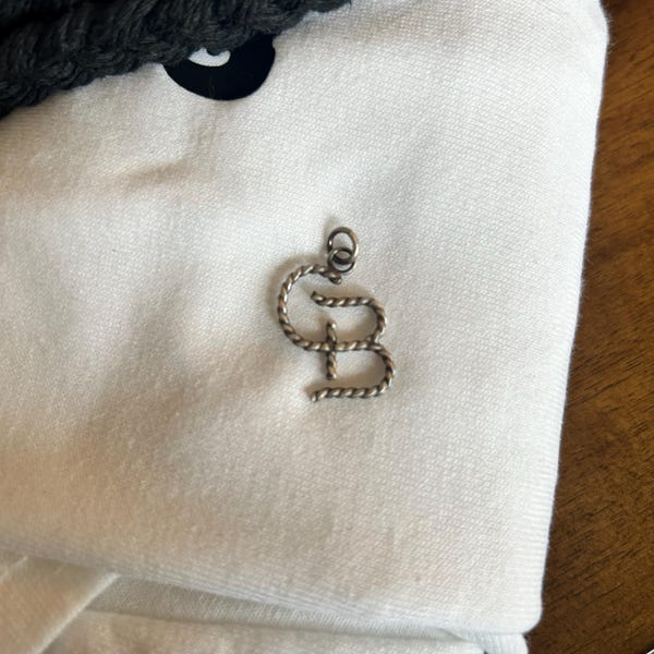 Sterling Silver Cow Tag Custom Cattle Brand Necklace for Her KEB ...