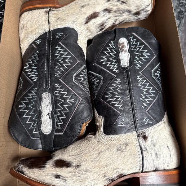 Handmade Western Green Tall Cowboy Boots Knee High/ Tall Green Cowboy ...