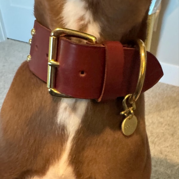 Dog Tag Holder | Add-on | Solid Brass - Etsy