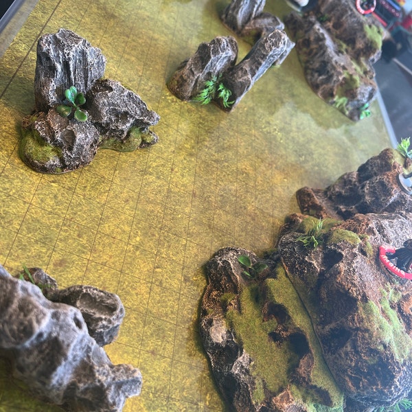 FOREST NEWBIE SET Wargame Terrain, 28mm 32mm Modular Terrain, Tabletop ...