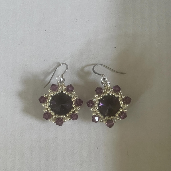 Practically Free Cog Earring Tutorial - Pattern Using Miyuki Seed Beads ...