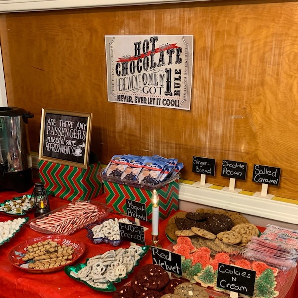 Polar Express Hot Chocolate Pack - INSTANT DOWNLOAD - Edit & Print ...
