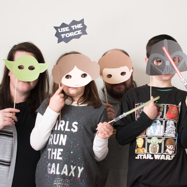 Space Wars Photo Booth Props // Editable Speech Bubbles, Printable ...