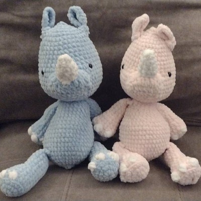 CROCHET PATTERN Rhino / Rhino Crochet Pattern PDF / Amigurumi Rhino ...