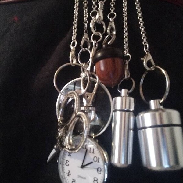 Chatelaine Tools Set: Matron's Favourites! - a Set of 7 Victorian ...