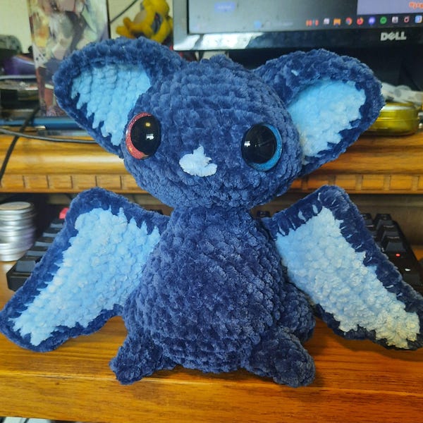 Bellatrix the Bat Amigurumi Crochet PDF Digital Pattern - Etsy