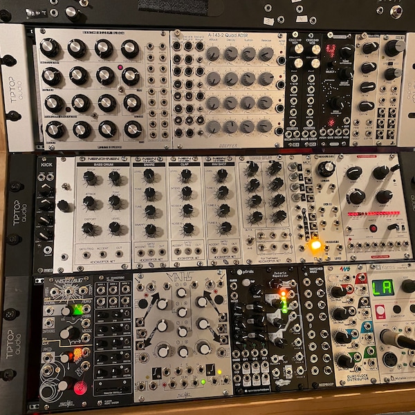 Eurorack Modular Rails (pair) Vector - Custom Length - DIY Synthesizer ...