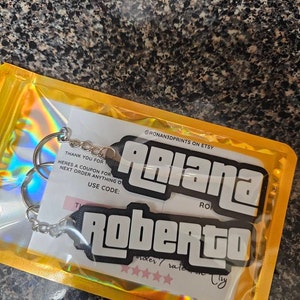 Theft Styled Personalized Keychain GTA Keyring Bag Charm Lunchbox Tag ...