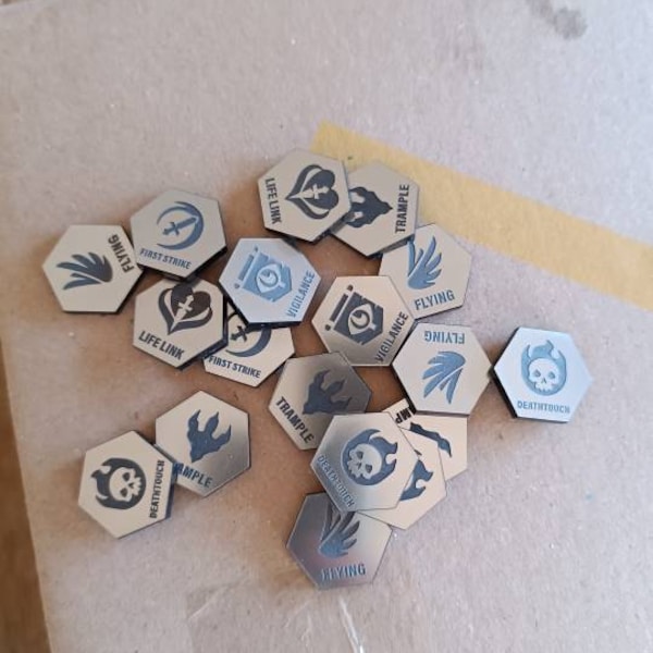 5/5 Dragon Token With Number Display – Magic the Gathering - Etsy