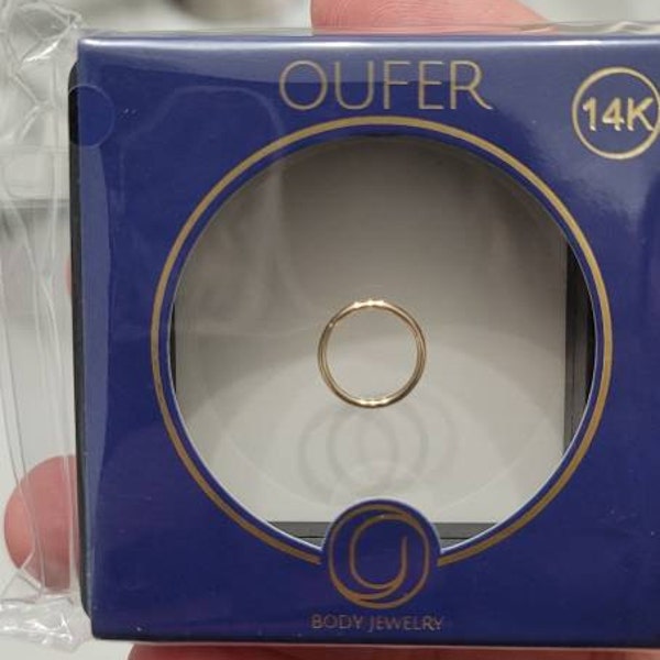 14K Solid Gold Hinged Clicker Hoop Huggie Hoop/cartilage Earring/conch ...