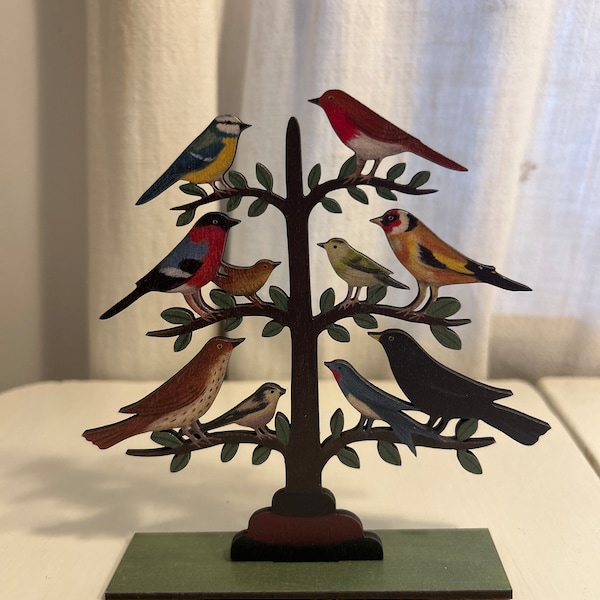 Singing Tree - Wooden Mantle Ornament - Etsy