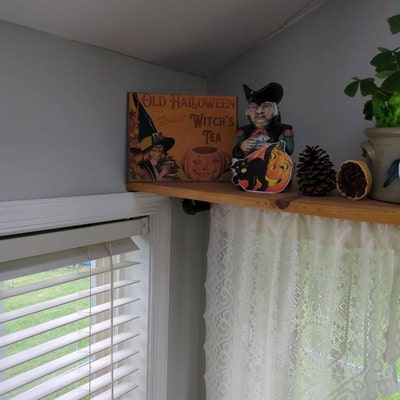 Primitive House, Folk Art, Saltbox House, Handcrafted Plaque / Sign 1 ...