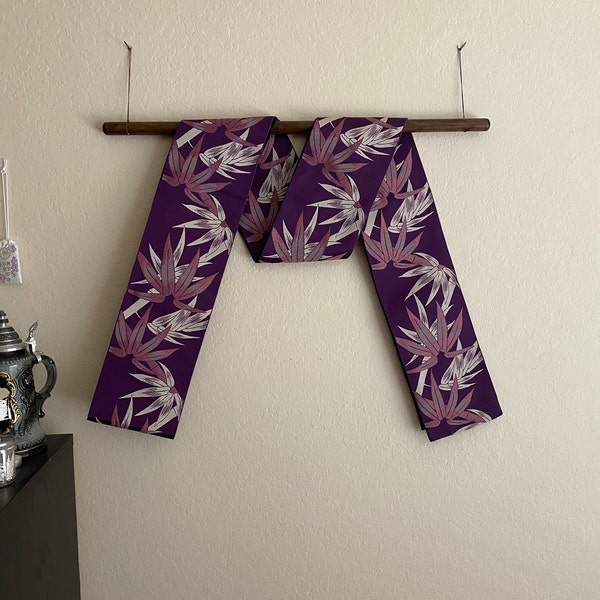 30" Display Rod Hanger Wooden Dowel Pole for Obi Belts, Tapestries ...