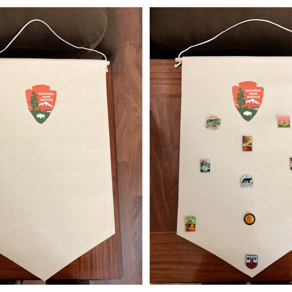 National Parks Pin Banner / Custom National Parks Banner/ National ...