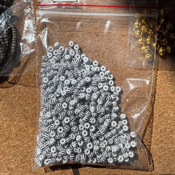 1 Meter Mix Transparent Multicolour Seed Bead Strands, 11/0 (2.2mm ...