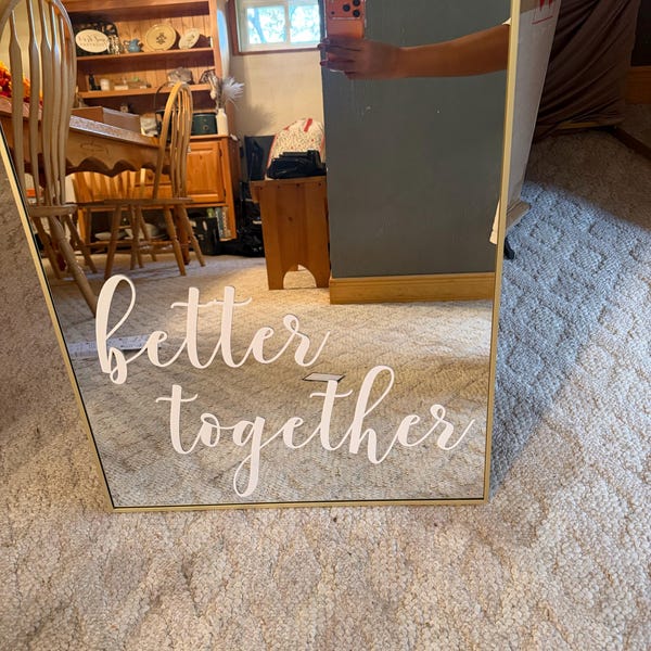 Custom Mirror Decal for Any Event, Bridal Shower Mirror Decal, Birthday ...