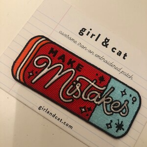 Make Mistakes Eraser Vinyl Sticker Sketchbook Bullet Journal - Etsy