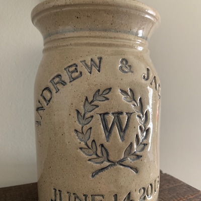 Personalized Wedding and Anniversary Pottery Gifts - Etsy