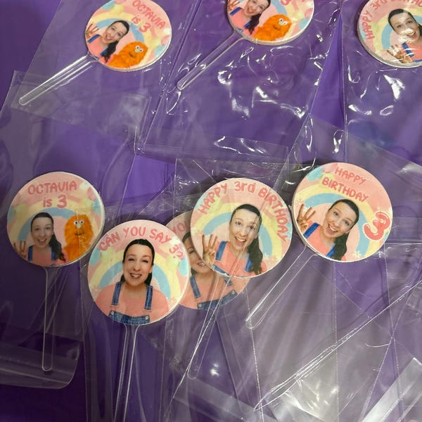 Ms. Rachel Pastel Colors Can You Say Two Custom Edible Birthday Cake ...