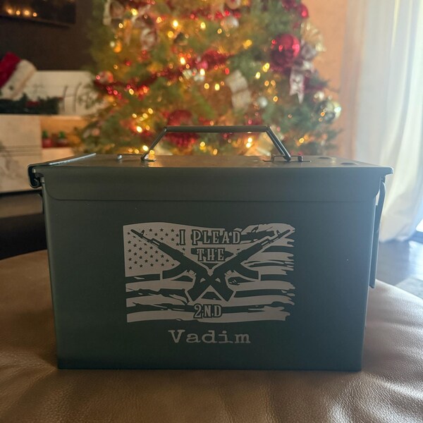 Personalized Ammo Box Custom Ammo Can for Dad Engraved Ammo Box Mens ...