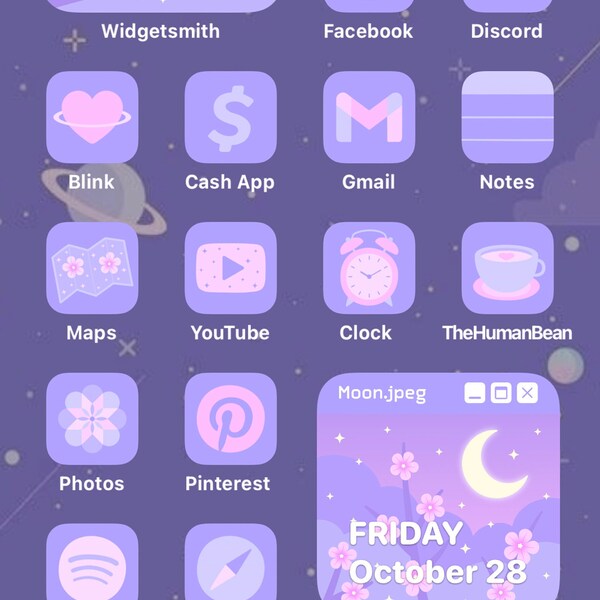 Cherry Blossom App Icons, Cute App Icon Pack, Sakura App Icons Widgets ...
