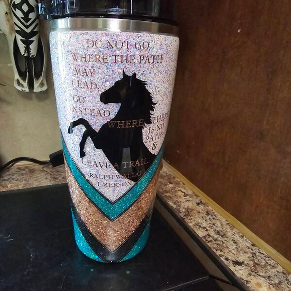 Gold/black Ombre Leopard Swirl Tumbler Stanley YETI Simple Modern Trek ...