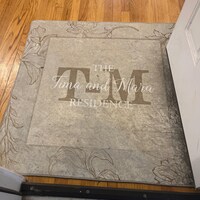 Family Name Entry Rug Personalized Entryway Rug Entrance Rug for Inside ...