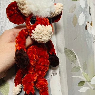 MINI Hart Highland Knotted Lovey Crochet Highland Cow PATTERN - Etsy