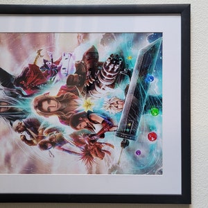 Final Fantasy VII Remake Limited Edition Fine Art Print FF7 Poster FF7 ...