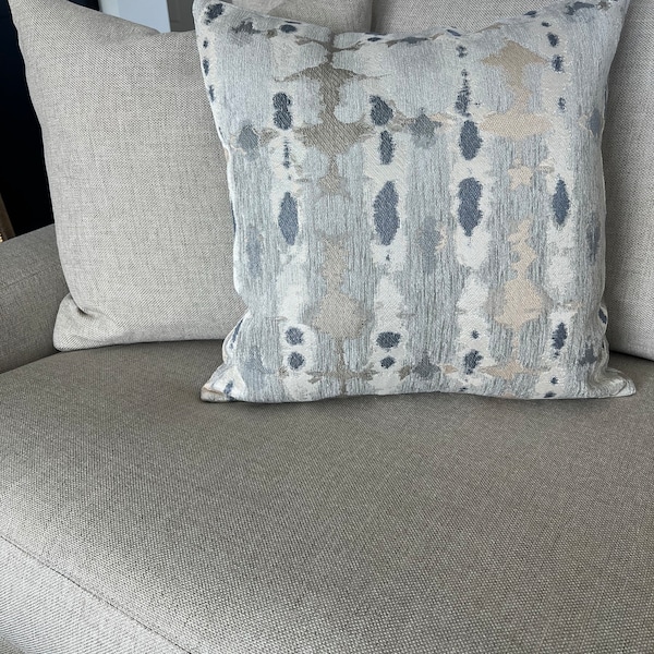 READY TO SHIP Lokesh Pillow Cover in Blue Topaz - Double Sided ...
