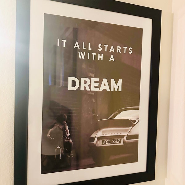 Compound Interest Dollars Motivational Wall Art Office Decor Finance ...