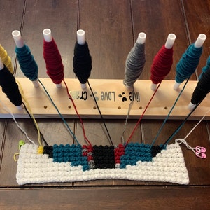 Crochet/knit-yarn Bobbin Holder - Etsy