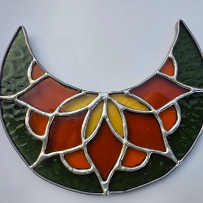 Sun Ray Plant Stained Glass Pattern, Stained Glass Patterns, Digital ...